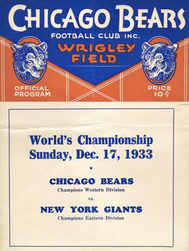 The Birth of the Title Game: Bears Edge Giants in the Controversial ...