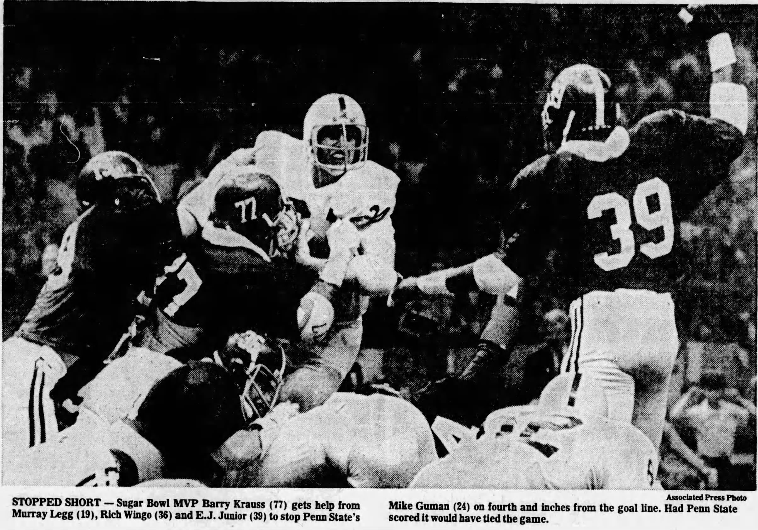 The Frozen 4th Down: Reliving the Legendary 1979 Sugar Bowl Goal Line ...