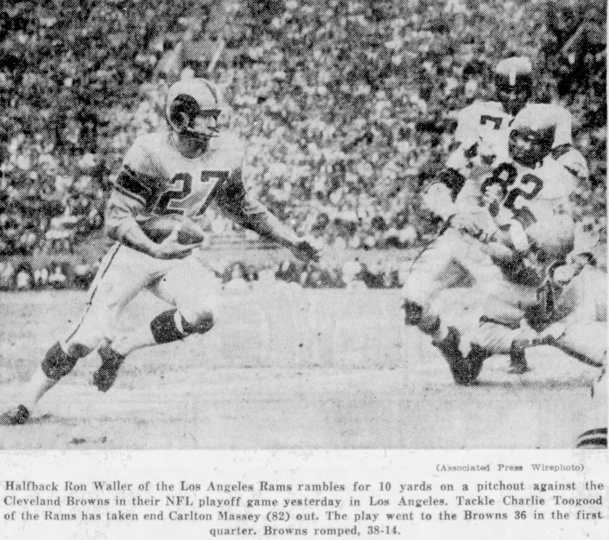 Brown's Dynasty Continues: 1955 - Pigskin Dispatch