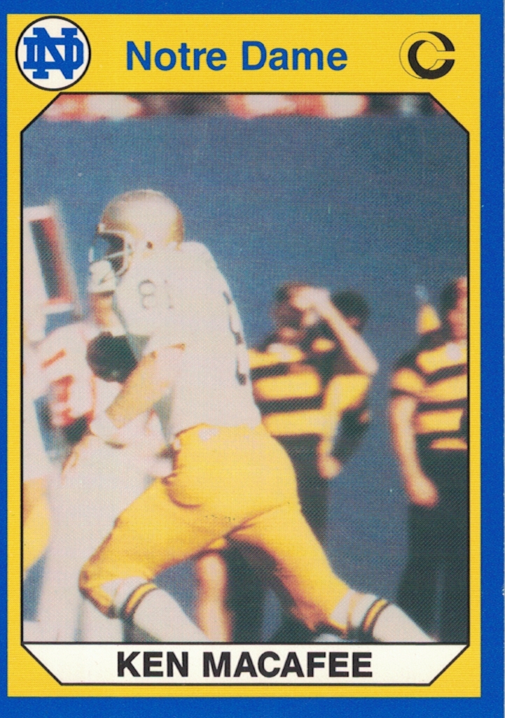 Ken MacAfee: Notre Dame's Three-Time All-America Tight End and 1977 ...