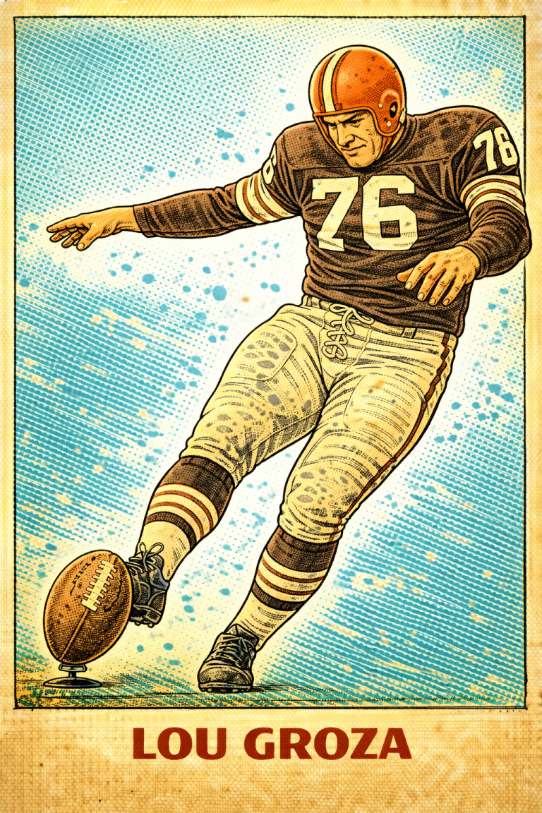Lou "The Toe" Groza: The Legendary Kicker Who Built the Cleveland ...